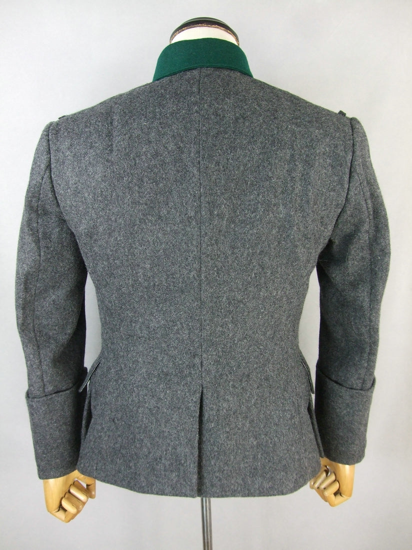 WWII World War 2 German M36 Officer Tunic Stone Grey Wool ...