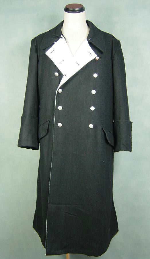 WWII World War 2 German Elite M32 Black Wool General Greatcoat ...