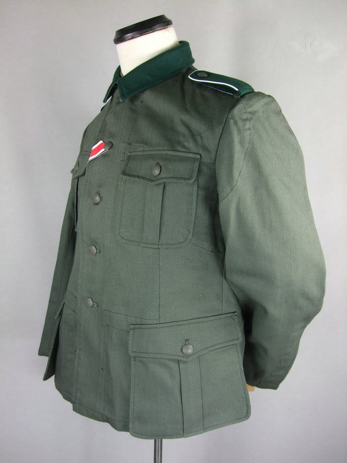 WWII German EM Soldier HBT M36 Field Tunic Jacket| Hikimilitariashop