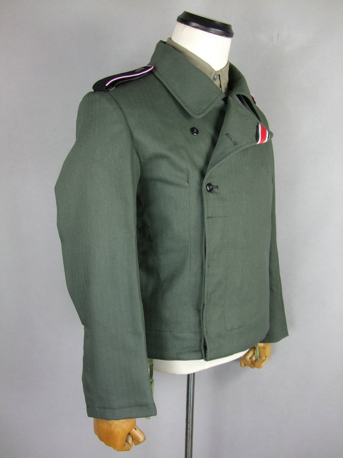 WWII German Elite Panzer HBT Tunic Wrap Jacket| Hikimilitariashop