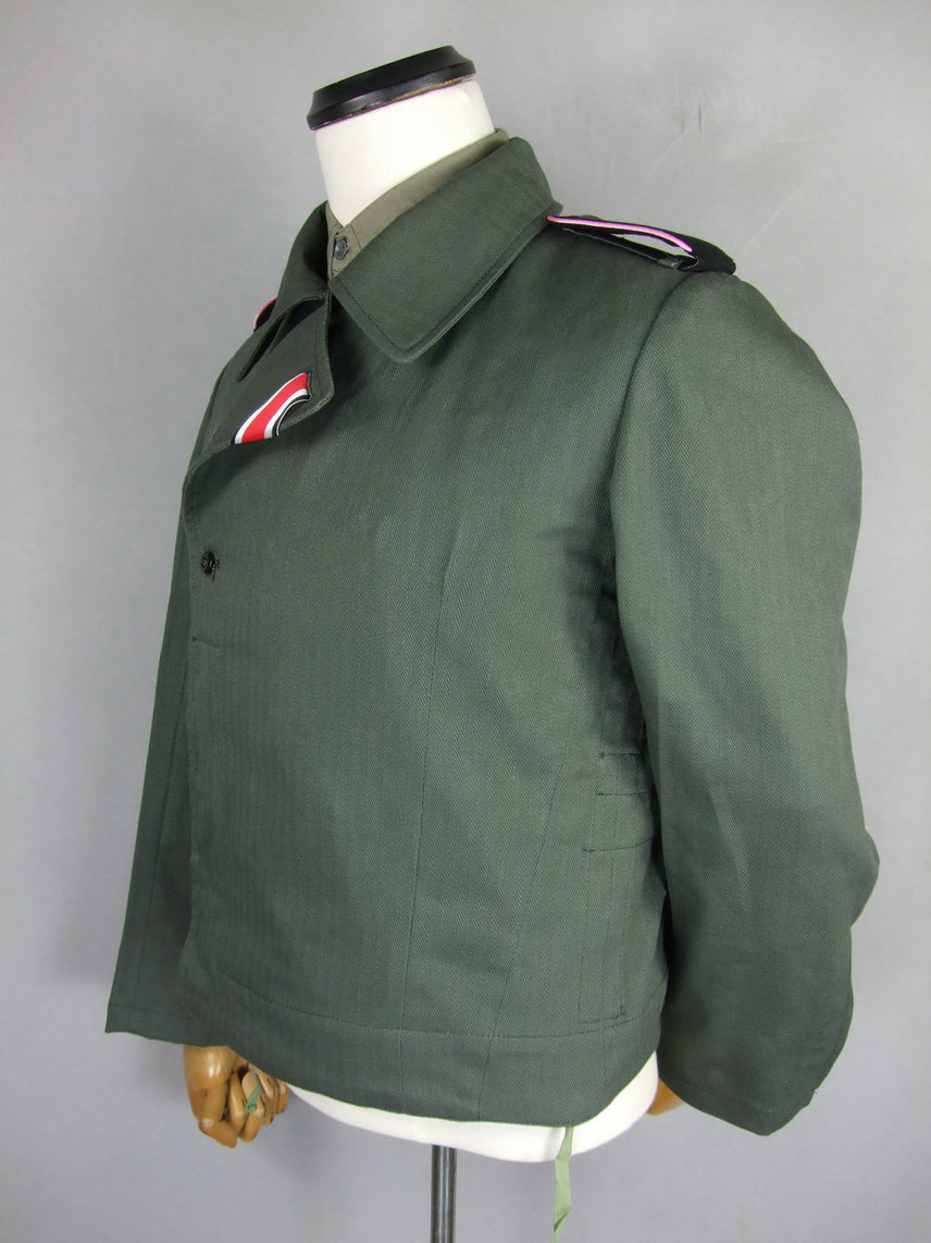 WWII German Elite Panzer HBT Tunic Wrap Jacket| Hikimilitariashop