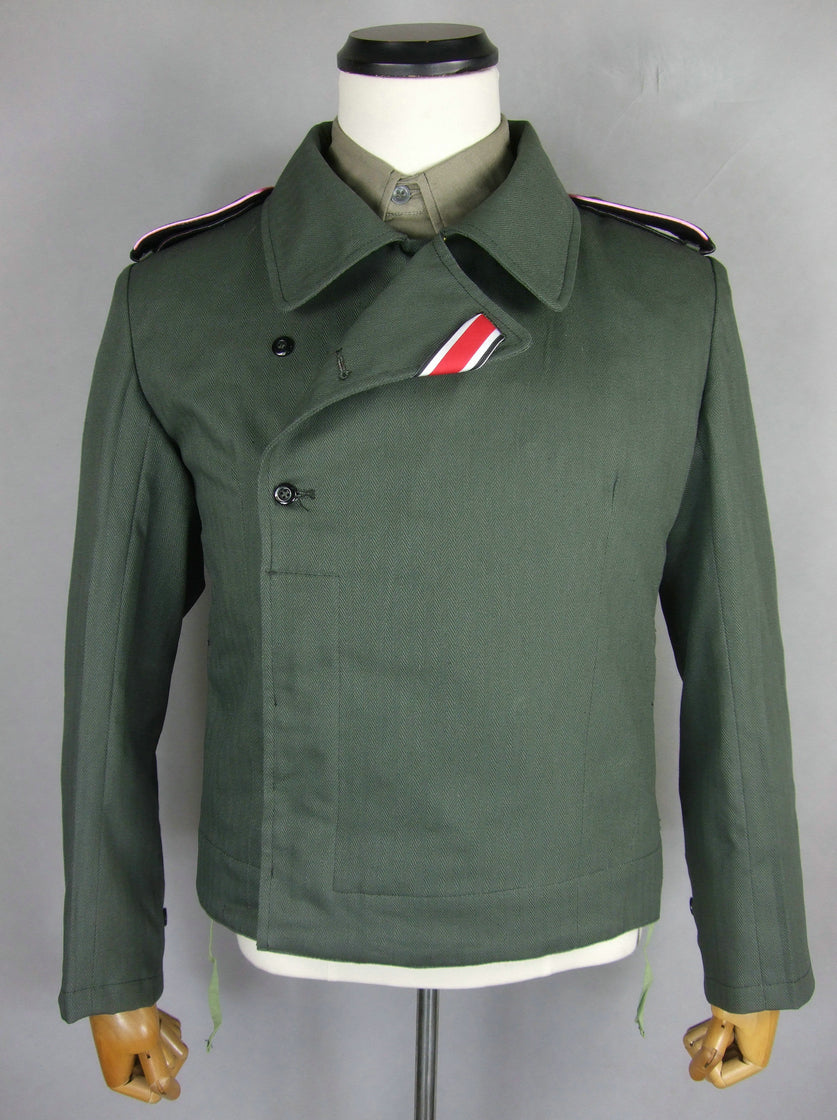 WWII German Elite Panzer HBT Tunic Wrap Jacket| Hikimilitariashop