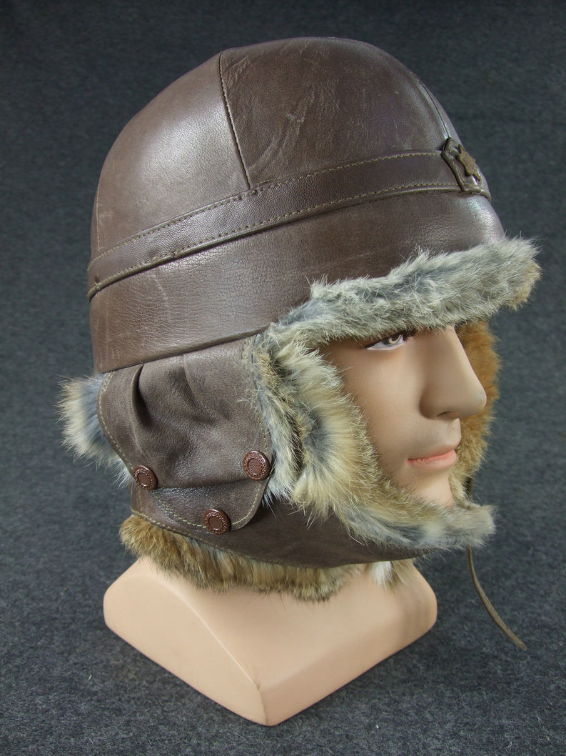 WWII Japanese Army IJA Tank Tanker Helmet Winter| Hikimilitariashop
