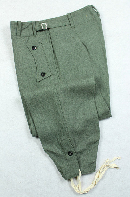 WWII German Elite M40 Field Gray Wool Panzer Trousers Pants ...
