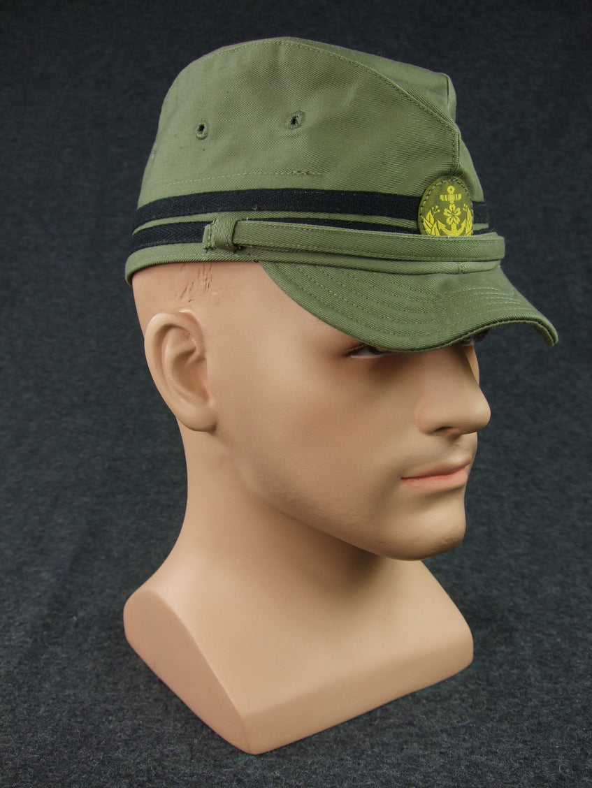 WWII IJN No.3 Third Type T3 Field Cap Officer Cotton| Hikimilitariashop