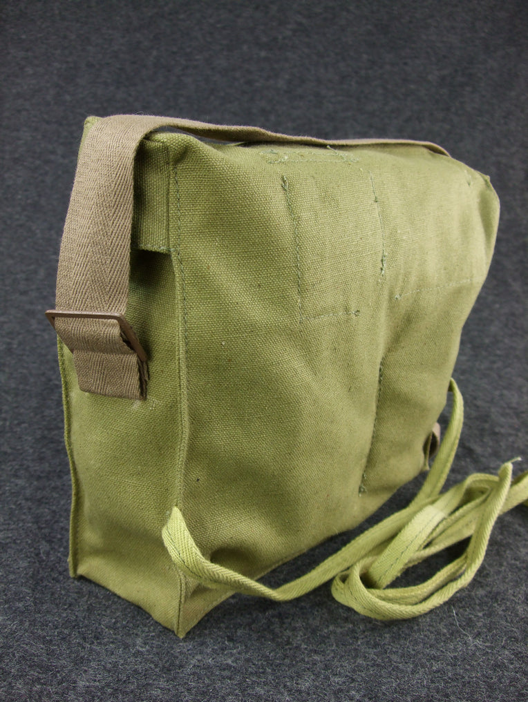 WW2 IJA Japanese Army Gas Mask Bag Green-Tan| Hikimilitariashop