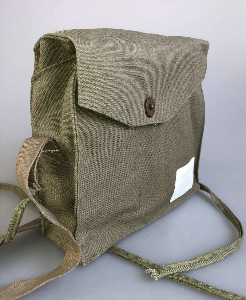 WWII IJA Japanese Army Gas Mask Bag Grey| Hikimilitariashop