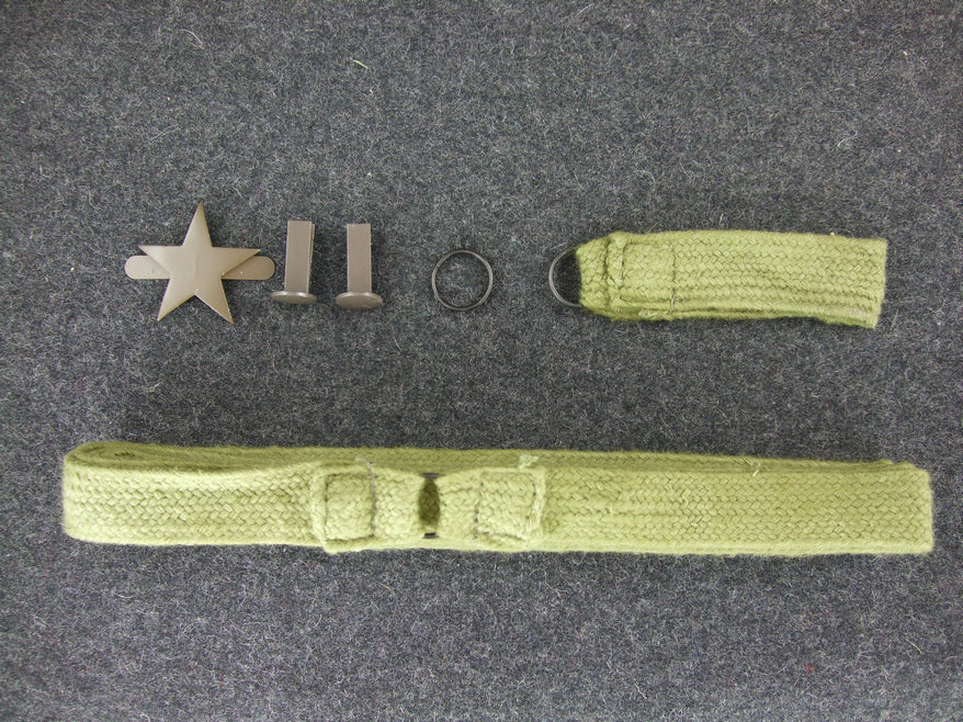 WWII Japan Helmet Leather Liner Chinstrap Insignia Set IJA ...