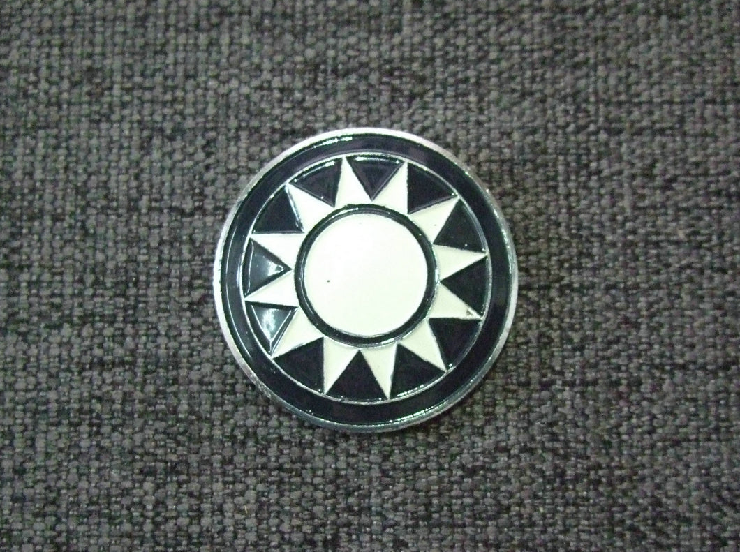 WW2 China KMT Officer Field Cap Insignia Aluminium| Hikimilitariashop