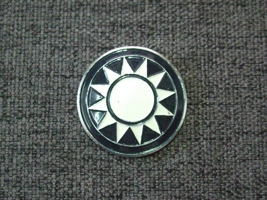 WW2 China KMT Officer Field Cap Insignia Aluminium| Hikimilitariashop