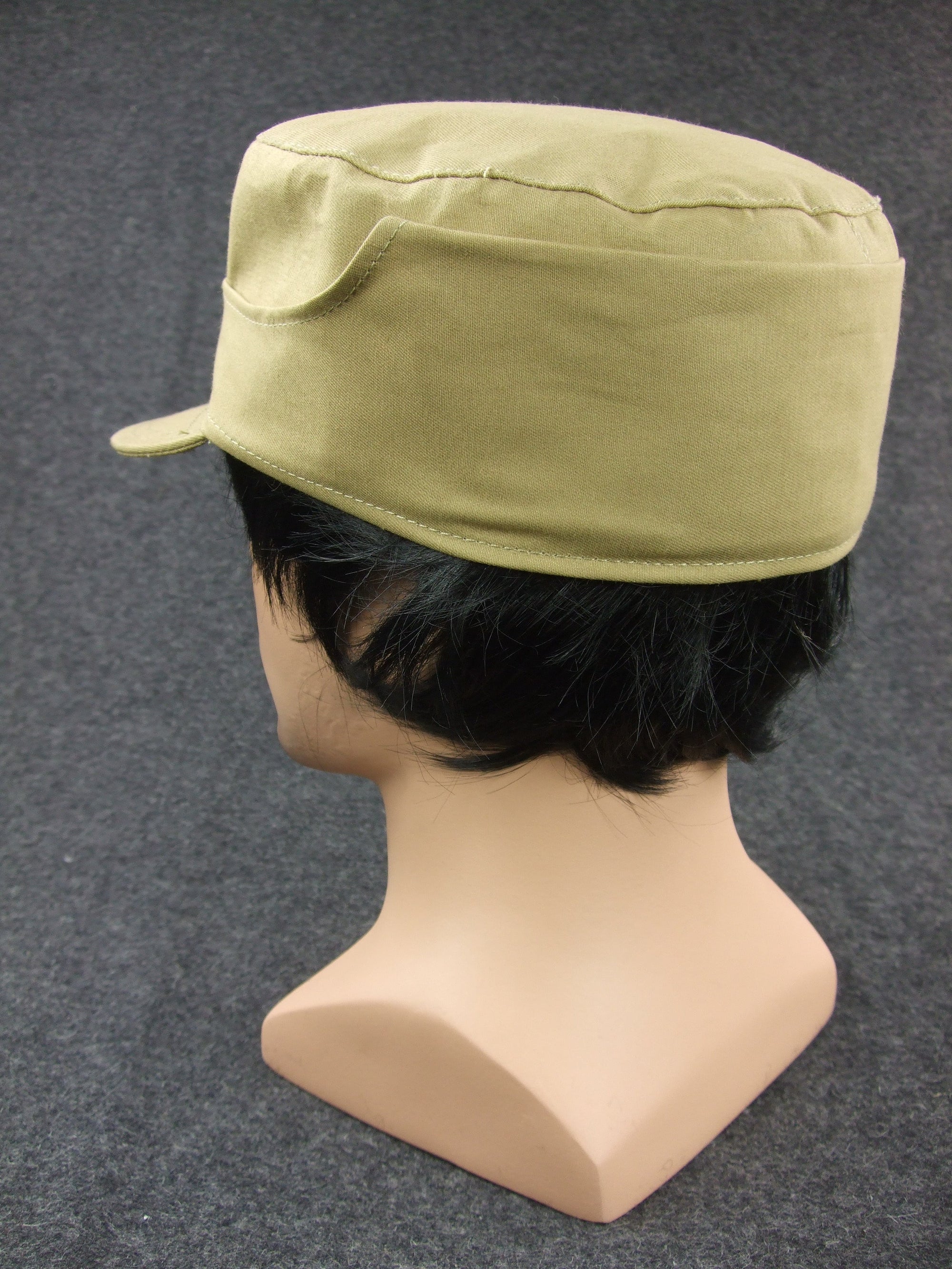 WWII China KMT Enlisted Soldier Field Cap Khaki| Hikimilitariashop