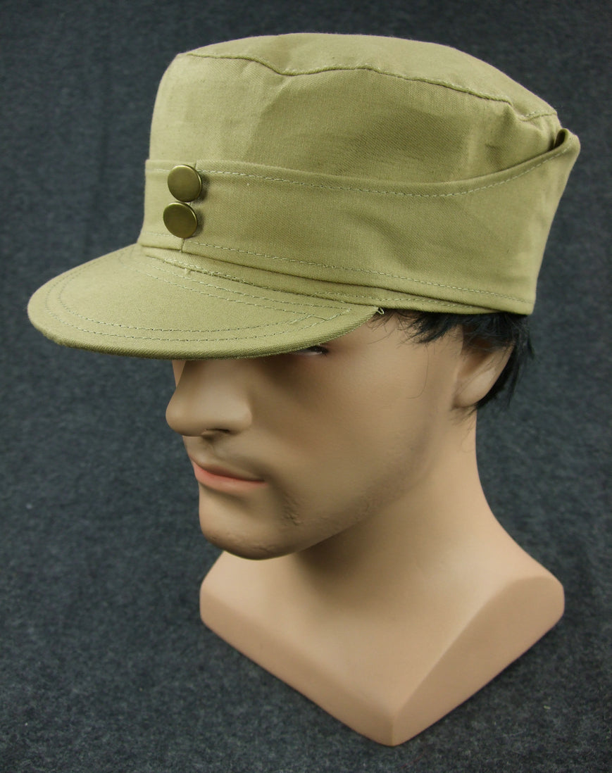 WW2 China KMT Field Cap Khaki Officer| Hikimilitariashop
