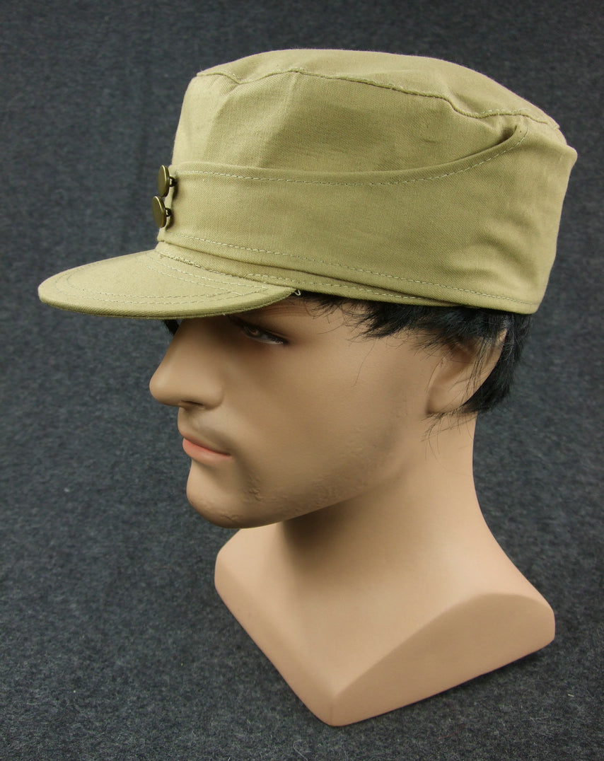 WW2 China KMT Field Cap Khaki Officer| Hikimilitariashop