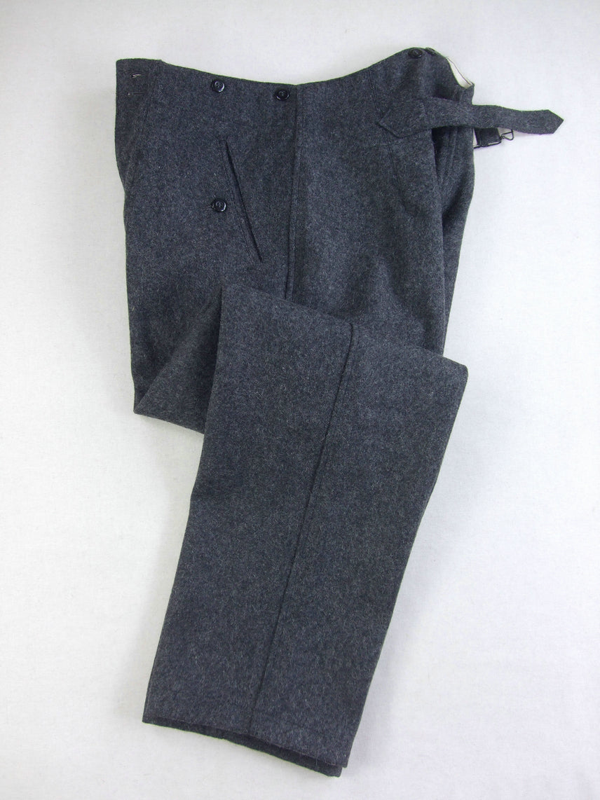 WW2 German Stone Grey Wool M37 Trousers Pants| Hikimilitariashop