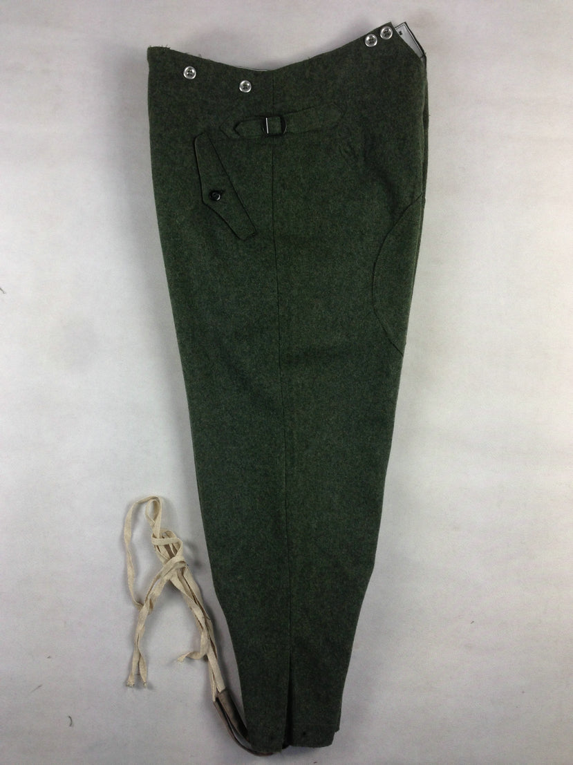 WW2 German Mountain Troops M36 Field Grey Wool Pants| Hikimilitariashop