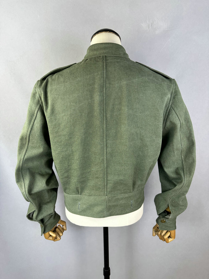 WWII British P37 Battledress Jacket Tunic Overalls Blouses Denim Olive ...