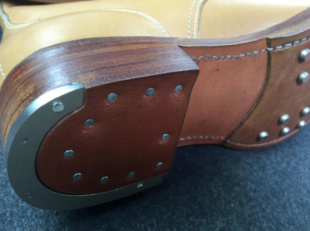 WWII Imperial Japanese Army IJA Combat Low Boots Brown| Hikimilitariashop