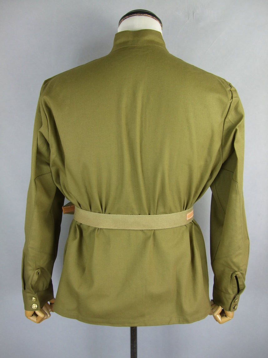 WW2 Russian M43 Private Field Gimnasterka Shirt Soldier EM Tunic Tan ...