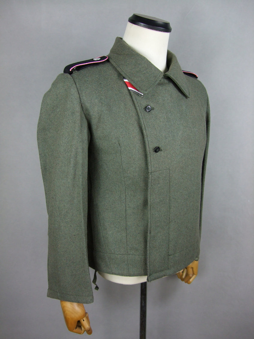 WWII German Elite M40 Field Gray Wool Panzer Jacket| Hikimilitariashop