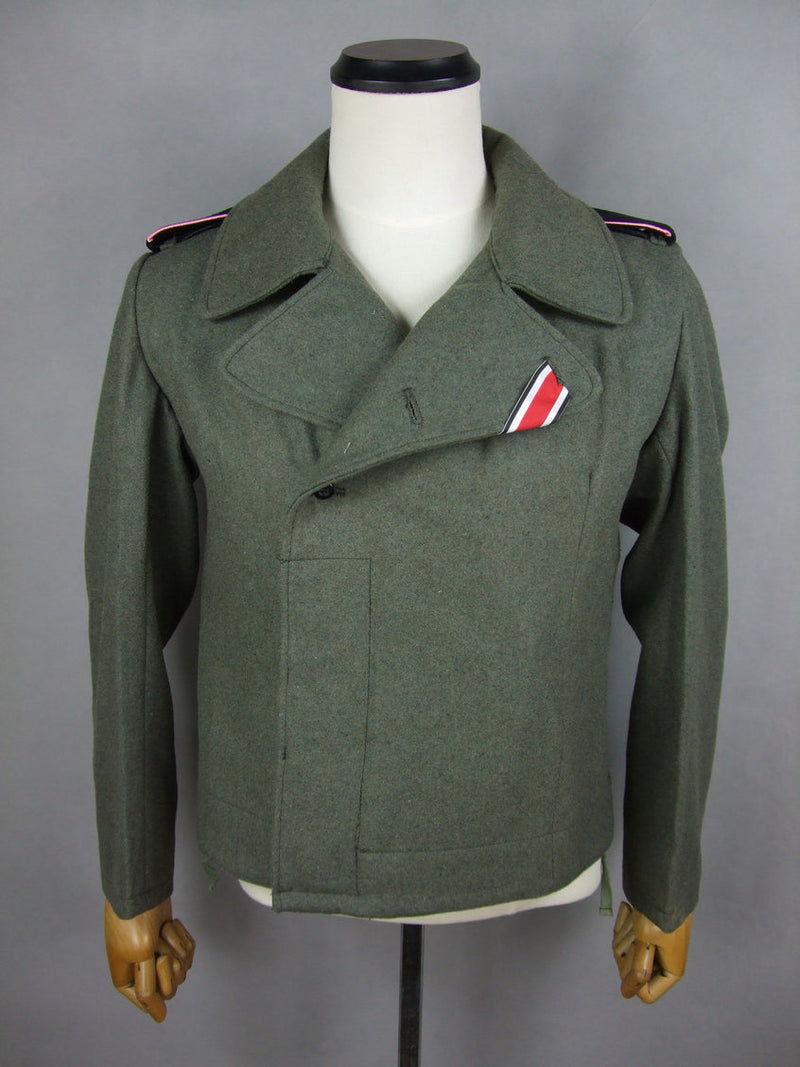 WWII German Elite M40 Field Gray Wool Panzer Jacket| Hikimilitariashop