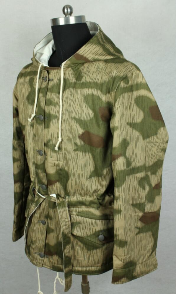 WWII World War 2 German Tan & Water Camo Reversible Winter Parka ...