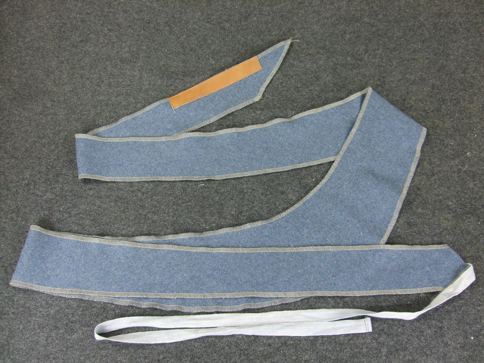 WW1 French Army Horizon Blue Wool Curved Puttees Legwraps ...