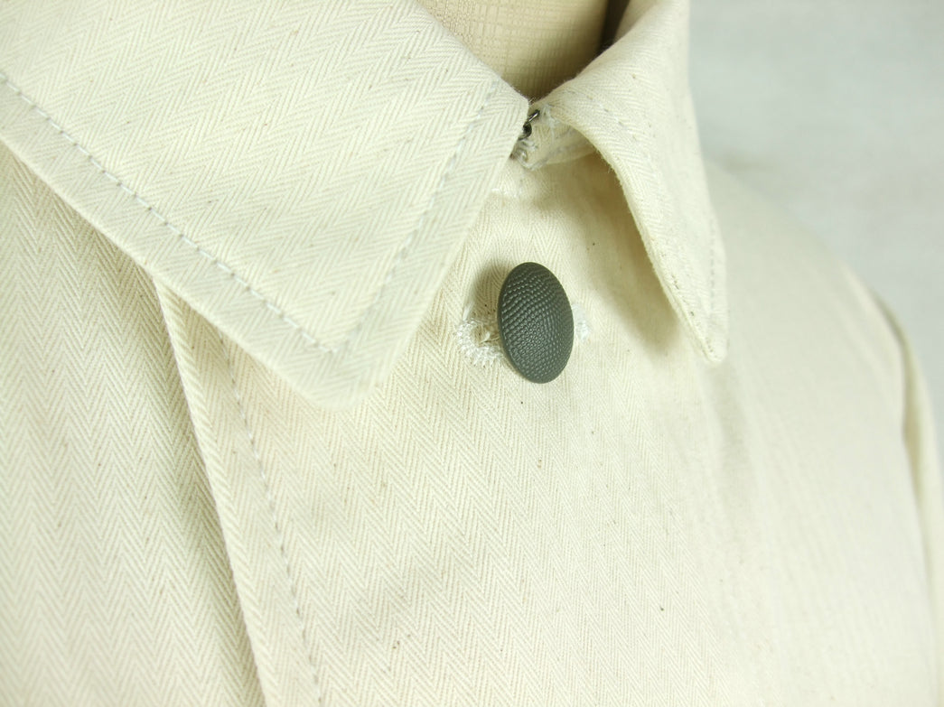 WWII German Summer HBT Off White Drill Service Tunic Jacket| Hikimilitariashop
