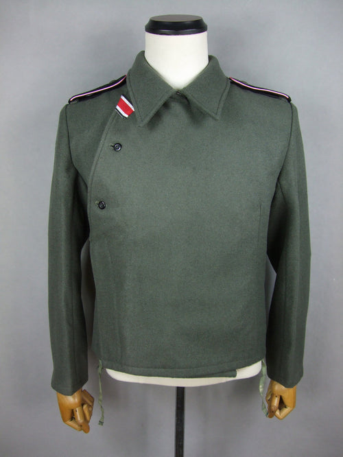 WWII German WH Heer M40 Field Gray Wool Panzer Jacket Tunic ...