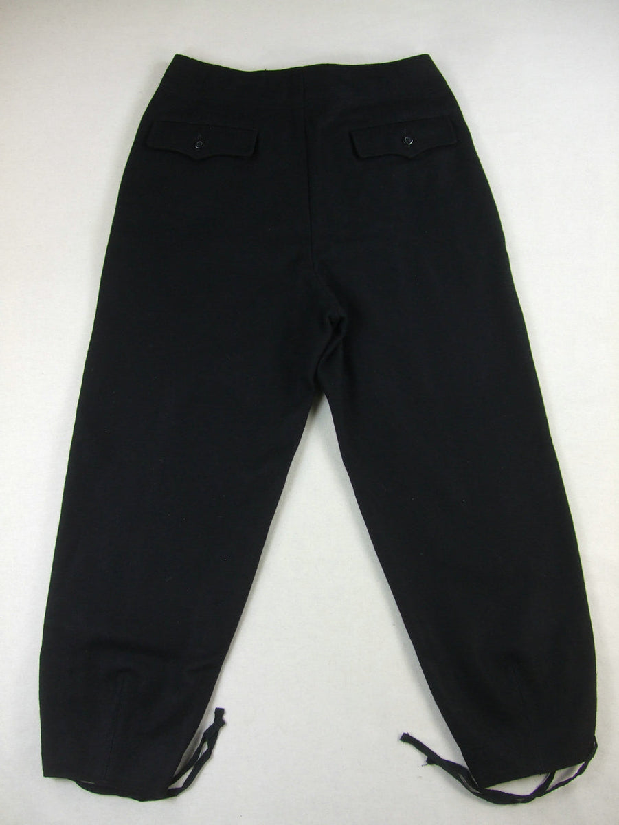 WWII German WH Heer Black Wool Panzer Trousers Pants| Hikimilitariashop