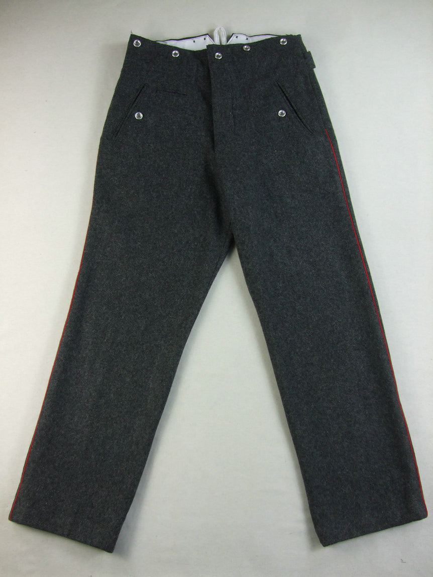 WWI World War 1 German Stone Grey Wool Trousers Pants| Hikimilitariashop