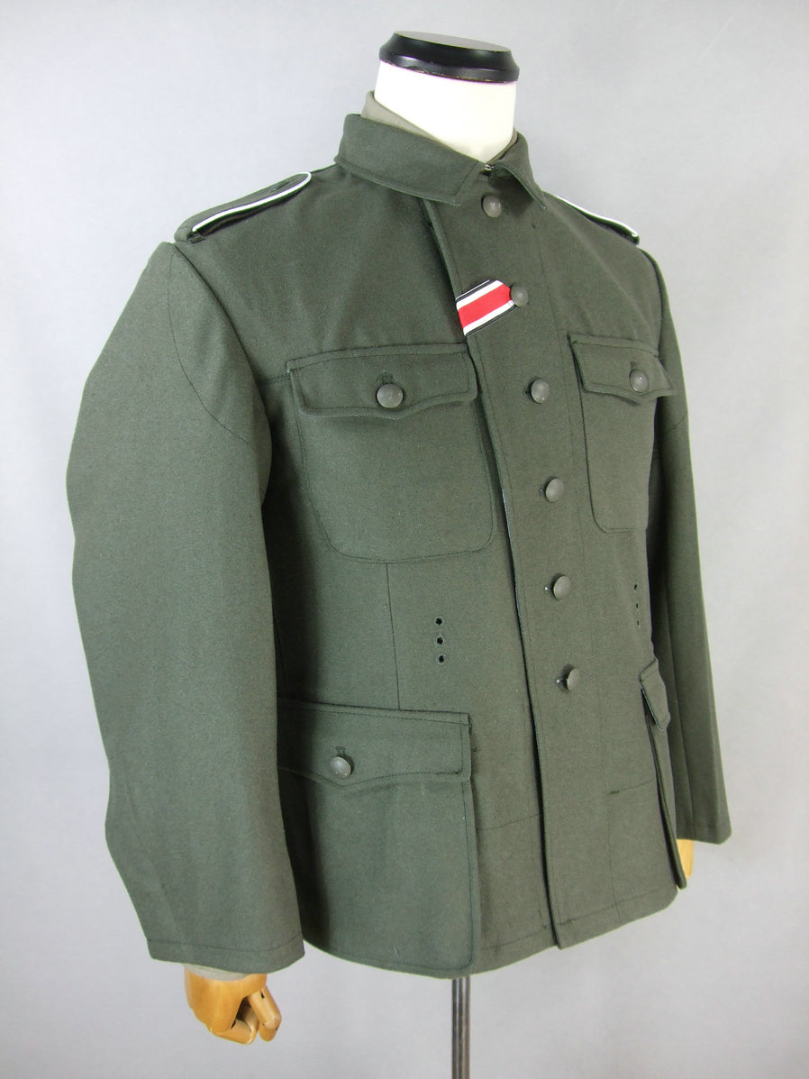 WWII German Field Grey Wool M42 EM Field Tunic WH| Hikimilitariashop