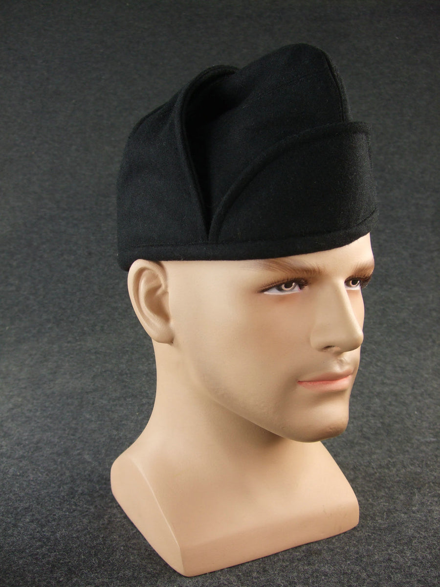 WW2 Italy Italian NFP Black Wool Side Cap| Hikimilitariashop