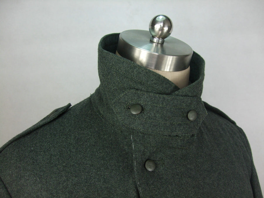 WW2 Italy Italian M37 M40 Grey Green Wool Great Coat Cappotto ...