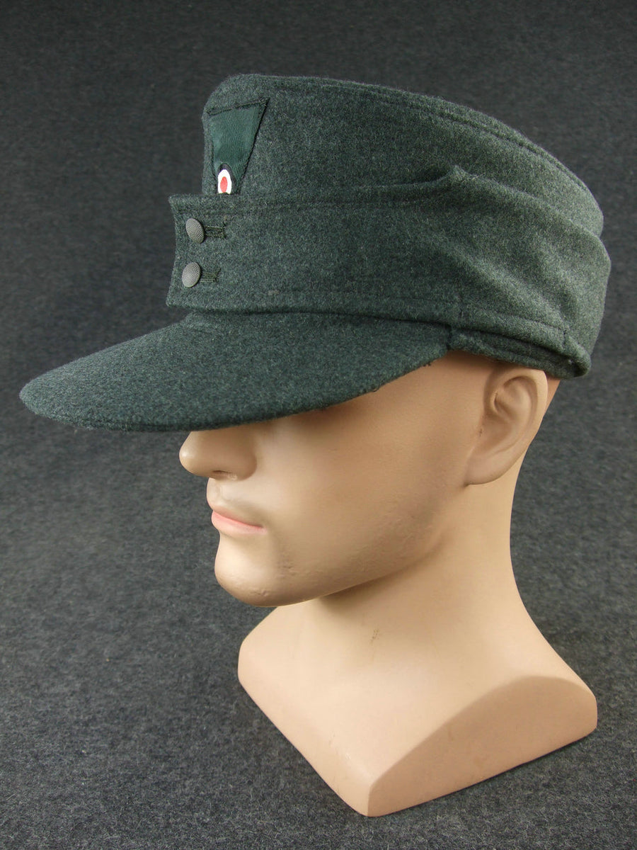 WWII German M43 WH Field Cap Grey Green Wool| Hikimilitariashop